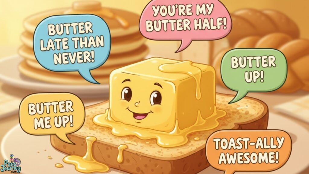 250+ Best Butter Puns: Funny, Cute & Instagram-Ready