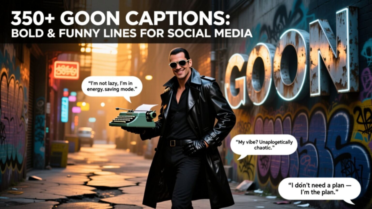 350+ Goon Captions: Bold & Funny Lines for Social Media